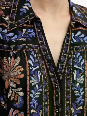 Hale Bob Avalynn Floral Print Blouse
