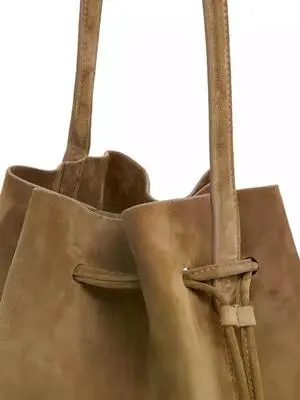 MANSUR GAVRIEL Cabas Drawstring Bucket Bag - Brown