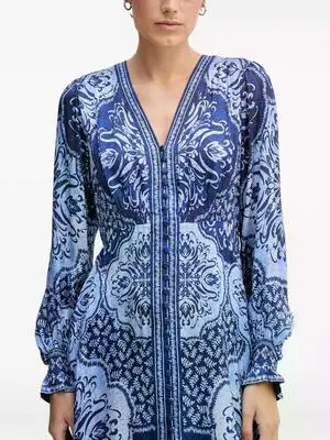 Hale Bob Noor Printed Midi Dress
