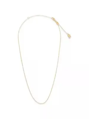 Dolce & Gabbana Logo Charm Chain Necklace - Gold