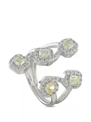 LB EXCLUSIVE Diamond Open Ring - Silver