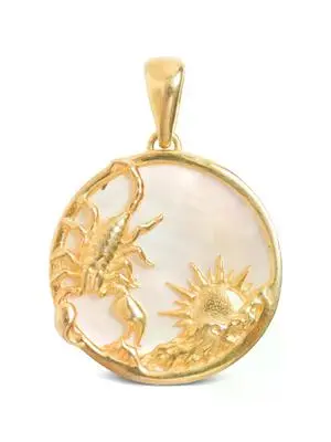 FREYA ROSE Scorpio Zodiac Pendant - Gold