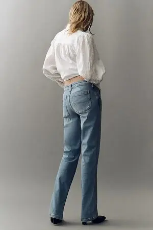 PILCRO Dylan Mid-rise Straight Leg Jeans