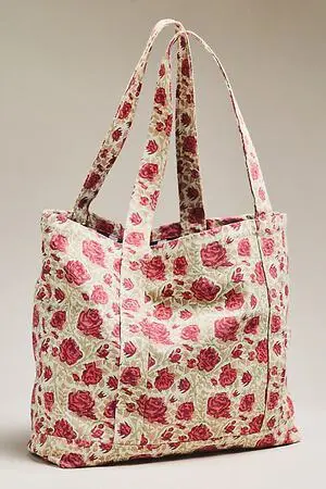 SZ BLOCKPRINTS Printed Canvas Tote