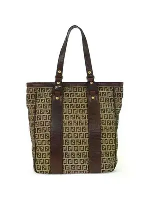 Fendi 2006 Zucchino Canvas Tote Bag