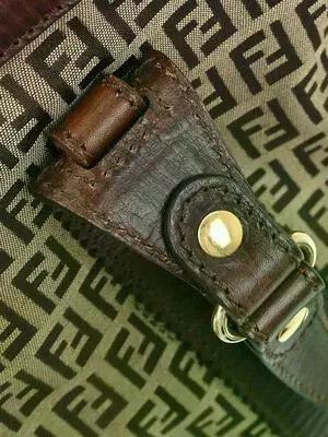 Fendi 2006 Zucchino Canvas Tote Bag
