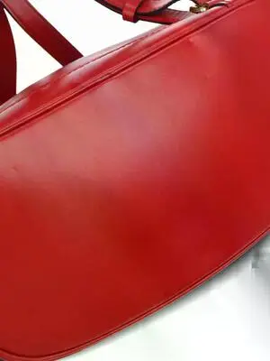 LOUIS VUITTON 1990s-2000s Mm Montsouris Monaco Textured Leather Backpack - Red