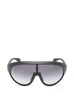 MONCLER + RICK OWENS Gradient Shield Sunglasses - Black