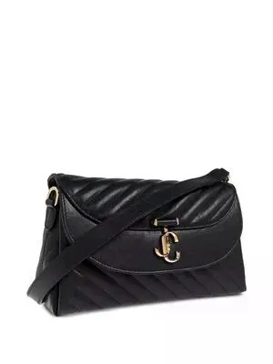 JIMMY CHOO Curve Leather Top-handle Bag - Blue