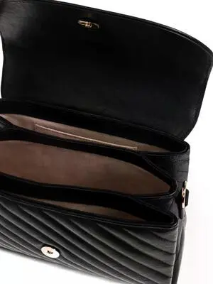 JIMMY CHOO Curve Leather Top-handle Bag - Blue