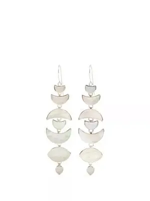 FREYA ROSE Warrioress Moon Earrings - Silver