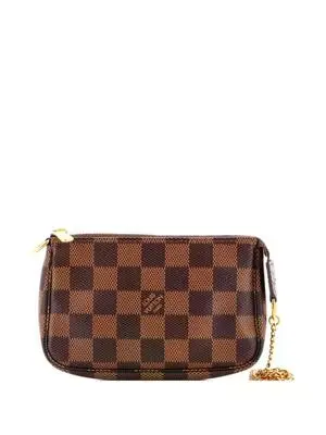 LOUIS VUITTON Pochette Accessoires Damier - Brown