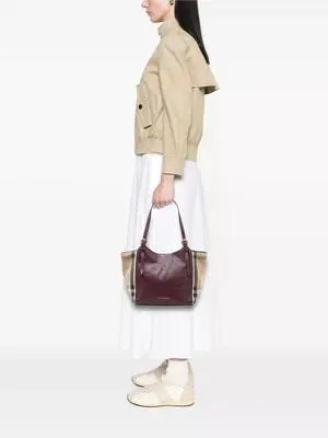 Burberry 2000-2017 Small Canterbury Tote Bag - Red