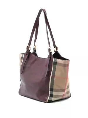 Burberry 2000-2017 Small Canterbury Tote Bag - Red