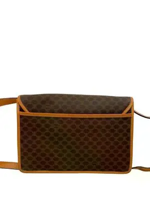 Celine 2010 Macadam Coated Canvas Crossbody Bag