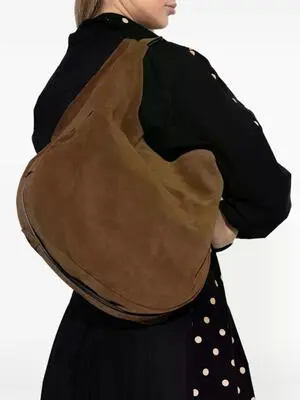 Moschino Metal-handle Shoulder Bag - Brown