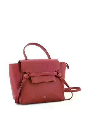 Celine Belt Bag Textured Leather Nano Shoulder Bag