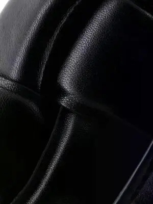 Bottega Veneta Cassette Chain Padded Maxi Intrecciato Leather Crossbody Bag - Black