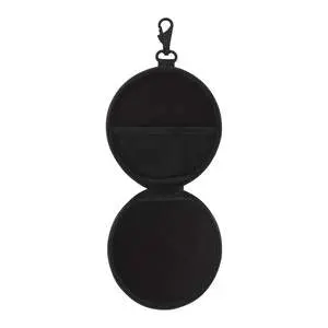 SKIMS Hardshell Round Case - Obsidian