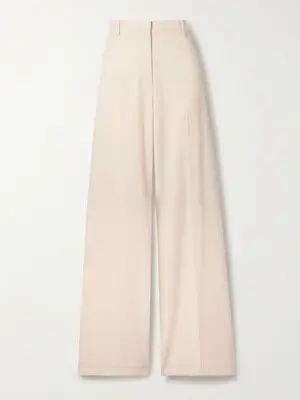 NILI LOTAN River Wool-twill Wide-leg Pants