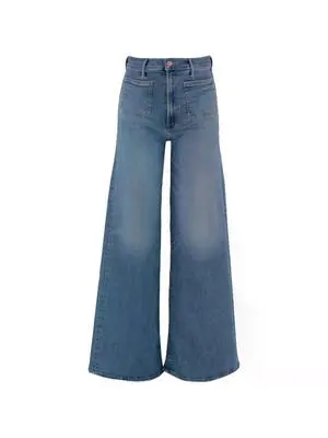 MOTHER High-rise Wide-leg Jeans
