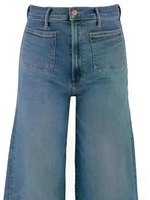 MOTHER High-rise Wide-leg Jeans