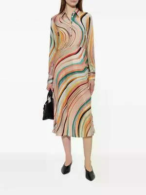 Paul Smith Long-sleeve Midi Dress
