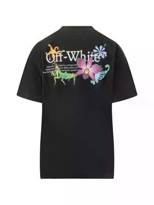 Off-White Quote Soft Life Print T-shirt - Black