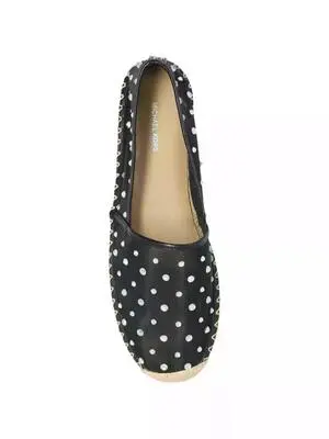 Michael Kors Crystal-embellished Espadrilles - Black