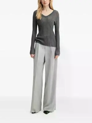 IRO PARIS Hattie Ribbed V-neck Sweater