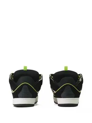LANVIN Curb Metallic-detail Sneakers - Black