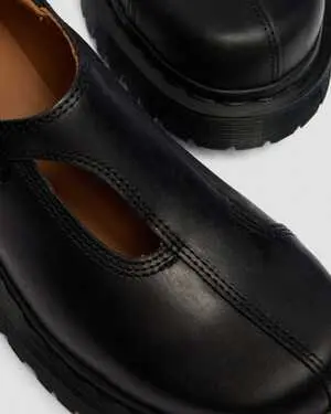 Dr. Martens Rejena Old Harness Leather Mary Jane Shoes - Black