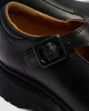 Dr. Martens Rejena Old Harness Leather Mary Jane Shoes - Black