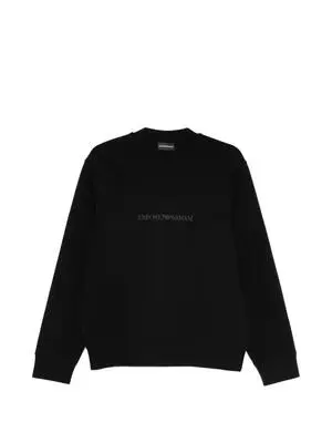 Emporio Armani Logo-detail Crew-neck Sweatshirt
