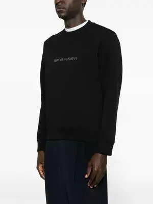 Emporio Armani Logo-detail Crew-neck Sweatshirt