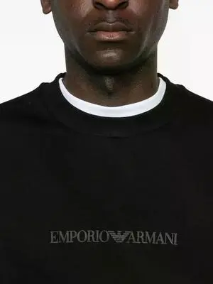 Emporio Armani Logo-detail Crew-neck Sweatshirt