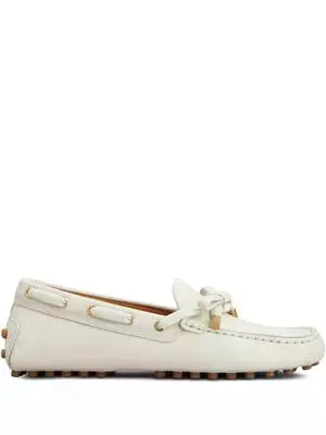 TOD'S Gommino Bow-detail Loafers - Neutrals