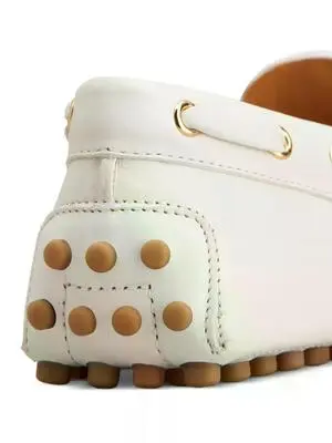 TOD'S Gommino Bow-detail Loafers - Neutrals