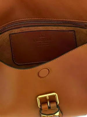 Valentino Garavani Flaneuse Stud-appliqué Leather Cross-body Bag