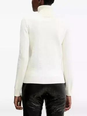 Iceberg Turtleneck Long-sleeve Sweater Embossed-pattern