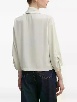 Joseph Ribkoff Gathered-sleeve Pocket Jacket