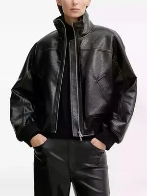STAND STUDIO Funnel-neck Zip Jacket