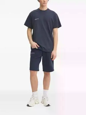 PANGAIA Logo-detail Pocket Shorts