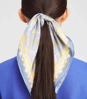 Harrods Silk Chain Print Scarf