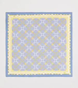 Harrods Silk Chain Print Scarf