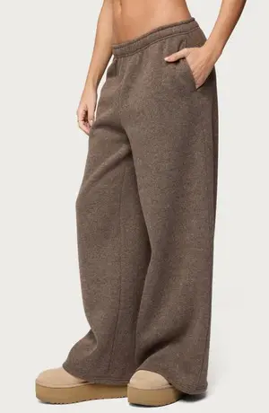 EDIKTED Wide Leg Sweatpants