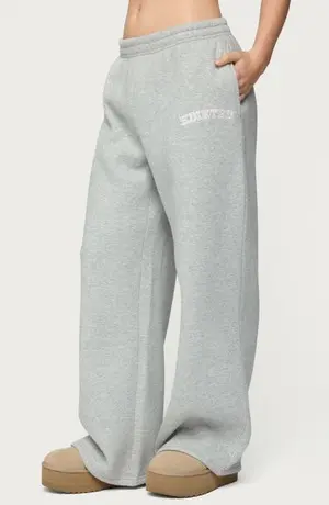 EDIKTED Wide Leg Sweatpants