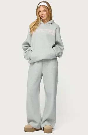 EDIKTED Wide Leg Sweatpants