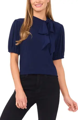 Cece Dupraz Tie Detailed Blouses