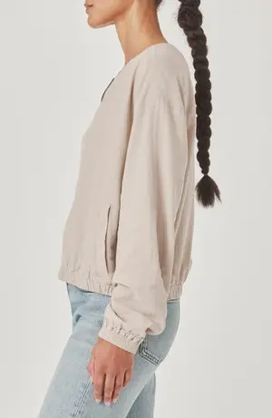 Splendid Clea Bomber Jacket - Fawn Beige